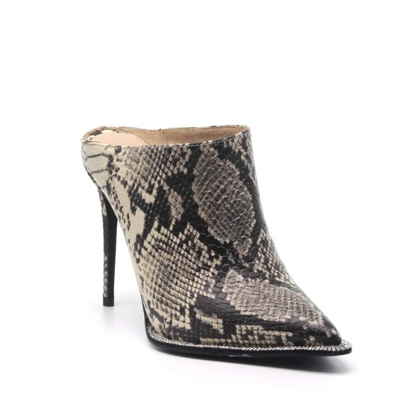 Fashion Footwear | Shoes | Snake Print Stiletto Mule | Poshmark